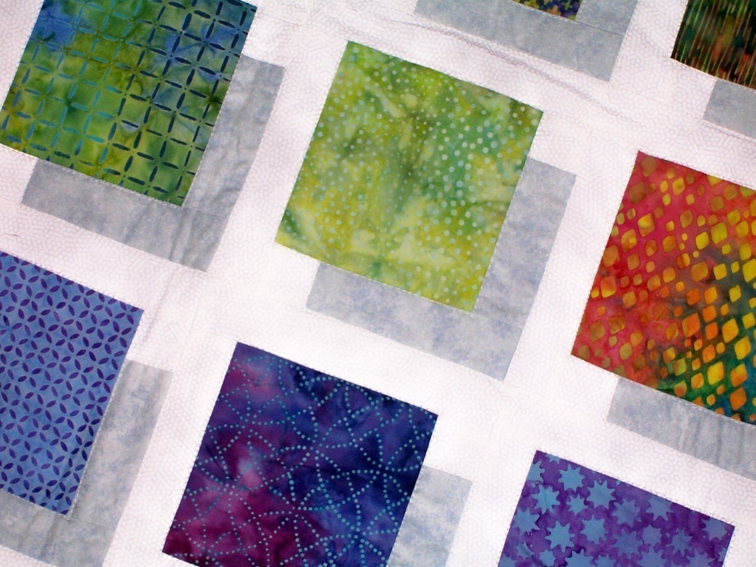 COLOR BLOCK Quilt Pattern to make this by carolinasquirrell