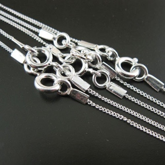 925 Sterling silver Necklace Sterling Silver Chain Necklace