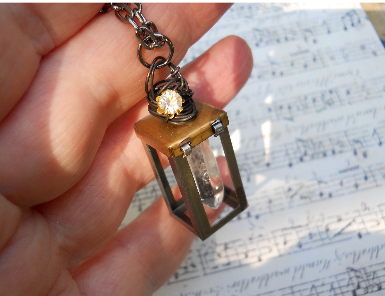 Magic Fairy Lantern necklace