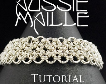 Chainmaille Tutorial Stretchy Helm Weave Bracelet by AussieMaille