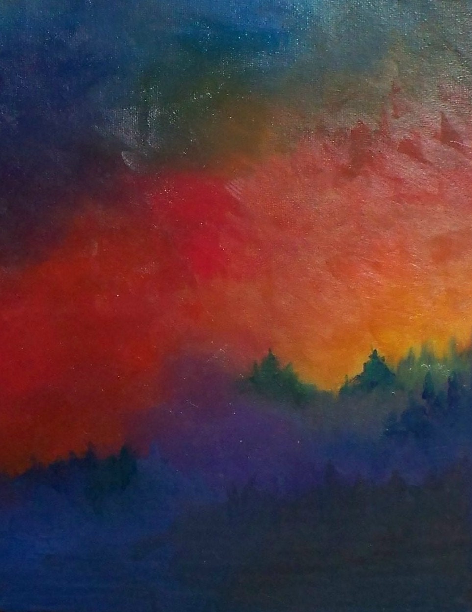 Contemporary Acrylic Landscape