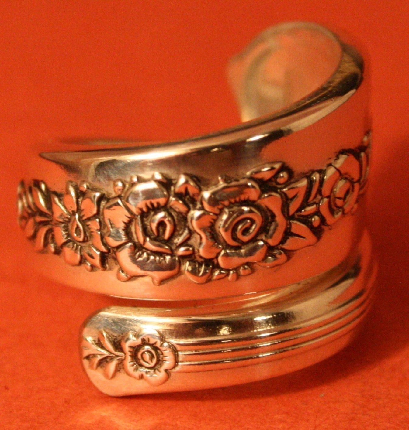 Spoon Ring ROYAL ROSE 1939 Handcrafted Wrap – Around Spoon Ring made to ...