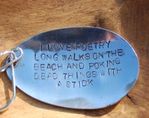 Unique poetry ring related items | Etsy