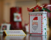Items similar to Christmas Advent Box (Santa) on Etsy