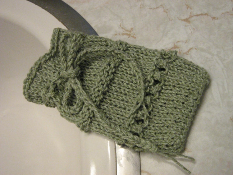 pdf Knitting Pattern Spa Soap Saver Sack by Arly on Etsy