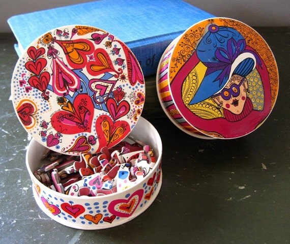 Sandy Miller Round Thingie Puzzle LOVE 1968