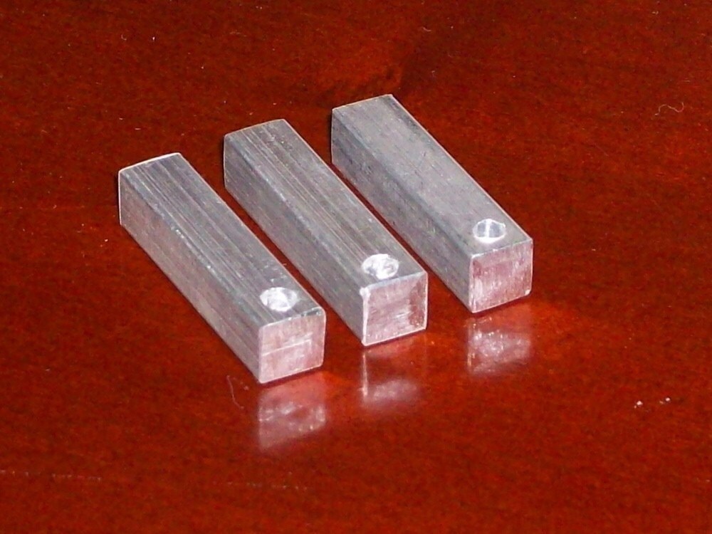 Aluminum 3/8 Square Bars stamping blanks metal blanks