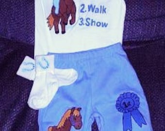 Horse Saddle Baby Bodysuit I Prefer a Saddle Baby Horseback