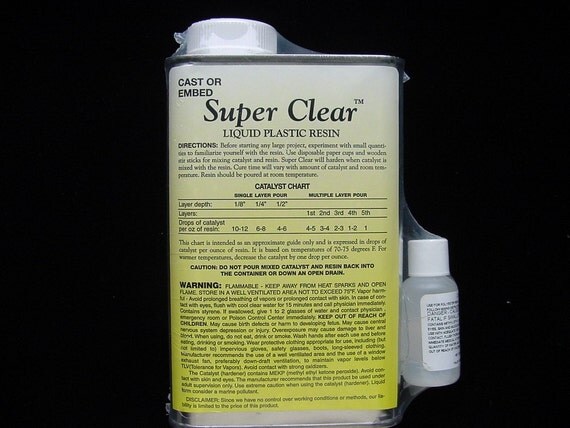 Super Clear Liquid Plastic Casting Resin With Catalyst 16 FL