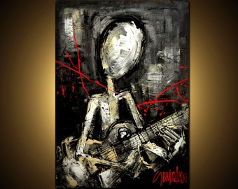 Original Painting Modern Abstract Art by SLAZO 30x40 by SlazoArt