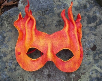 Leather Fairy mask in Teal by MythicalDesigns on Etsy