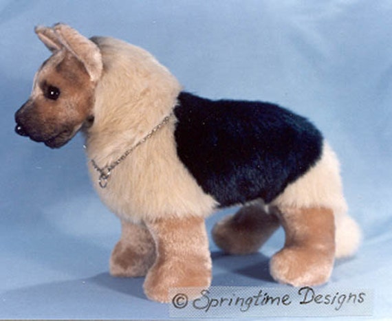 Items similar to German Shepherd SEWING PATTERN 12 inch high Puppy Dog ...