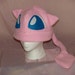 PSYCHIC PINK kitty fleece HAT by MoonyCouture on Etsy