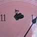Vintage Fiestaware Pink Plate Wall Clock by SHERMANCAT on Etsy