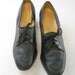 vintage classic black granny shoes 8M by smallandmousey on Etsy