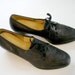 vintage classic black granny shoes 8M by smallandmousey on Etsy