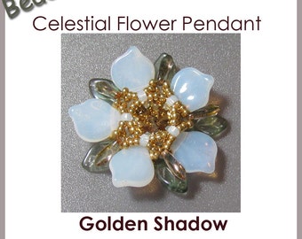 MARGARITE Pendant Stone DIY Beading Kit Instruction and