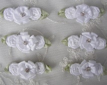 Popular items for ribbon roses on Etsy