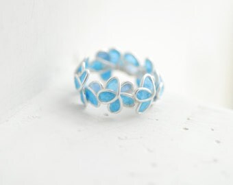 Forget me not ring | Etsy