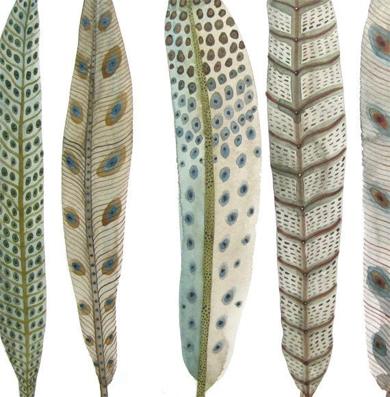 Fanciful Feather Collection No. 10 original fine art