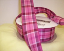 Popular items for plaid wired ribbon on Etsy