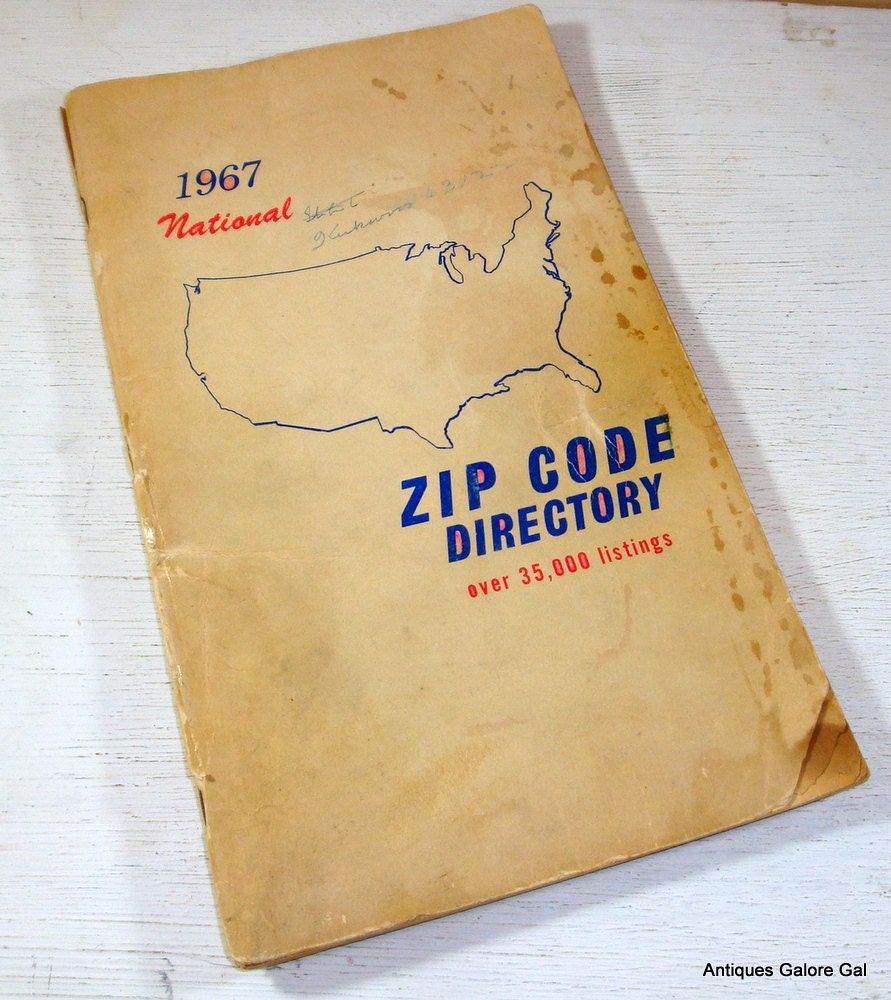 Vintage National Zip Code Post Office National Directory Vintage National Zip Code Post Office National Directory
