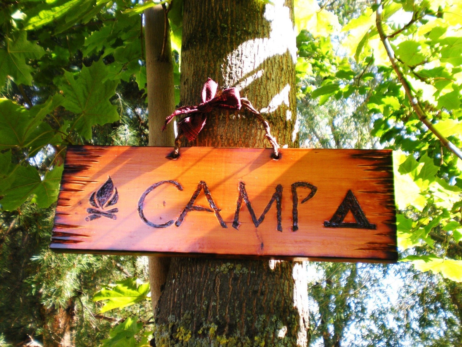 Items similar to Wooden CAMP Sign for Campsite RV or Kids Room on Etsy