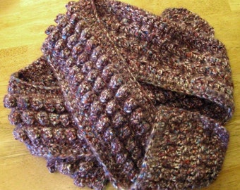 Popcorn stitch scarf | Etsy