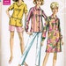 1960s Simplicity 7601 Vintage Sewing Pattern Misses Half-Size