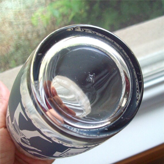 Hazel Atlas Drink Glasses Egyptian Heiroglyphic Symbols