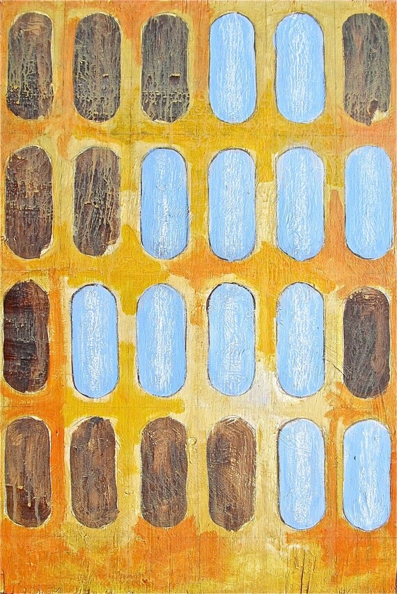 abstract painting pattern repetition acrylic