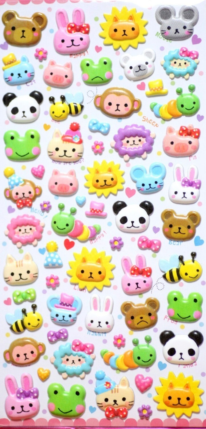 Kawaii Puffy Japanese Sticker by Mindwave seals Japan
