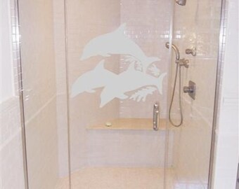 Shower door decal | Etsy