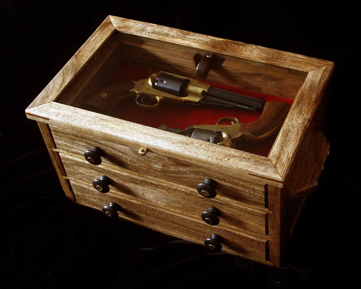 Handgun Shadow Box Chest