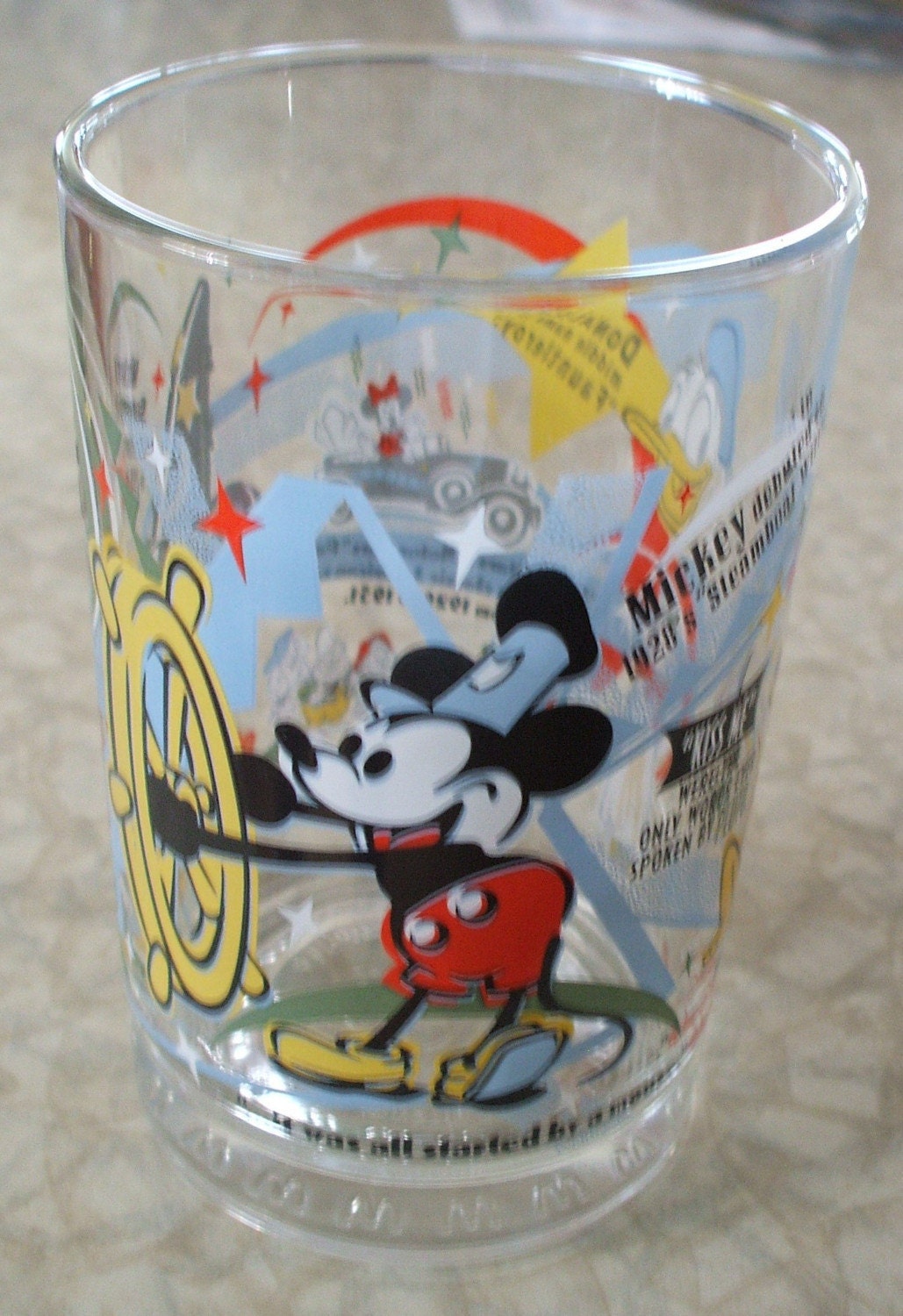 Anniversary Glass Walt Disney World 100 Years of Magic by katiques