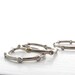 SAMPLE SALE-Scattered 6 stone ring stack by singleBbeautiful