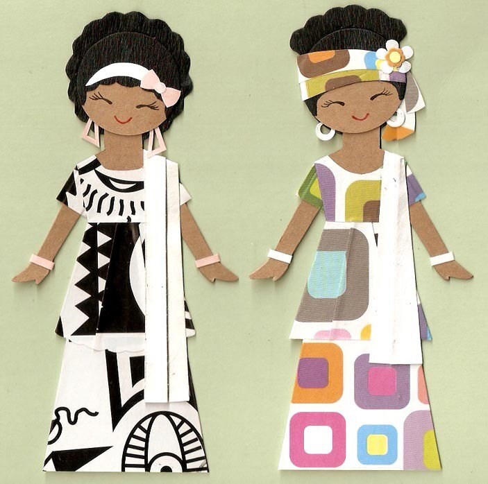 Paper dolls, Unique dolls, African american dolls