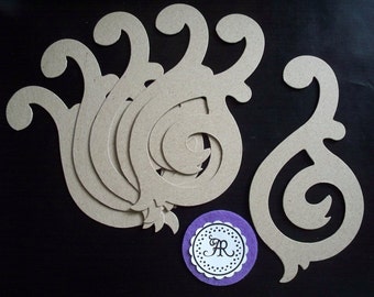 Popular items for chipboard shapes on Etsy