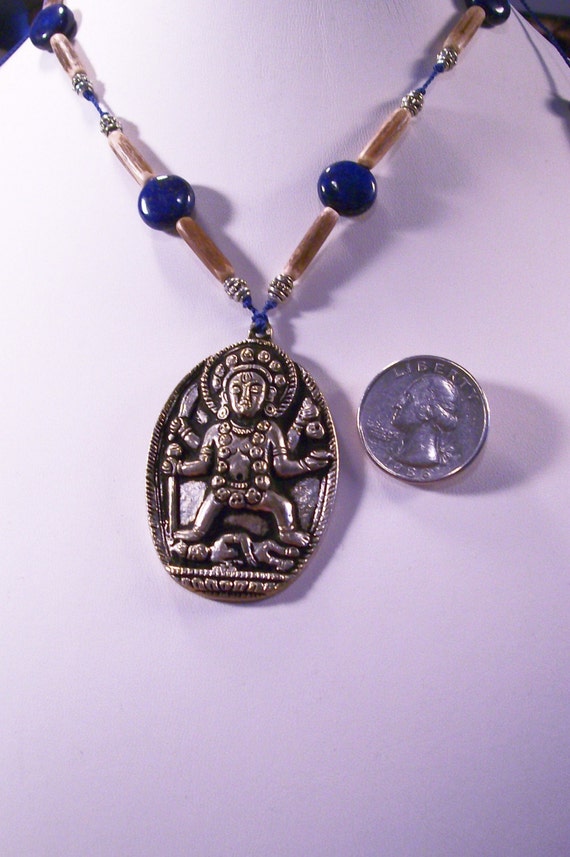 MAHAKALI HINDU GODDESS AMULET NECKLACE SET
