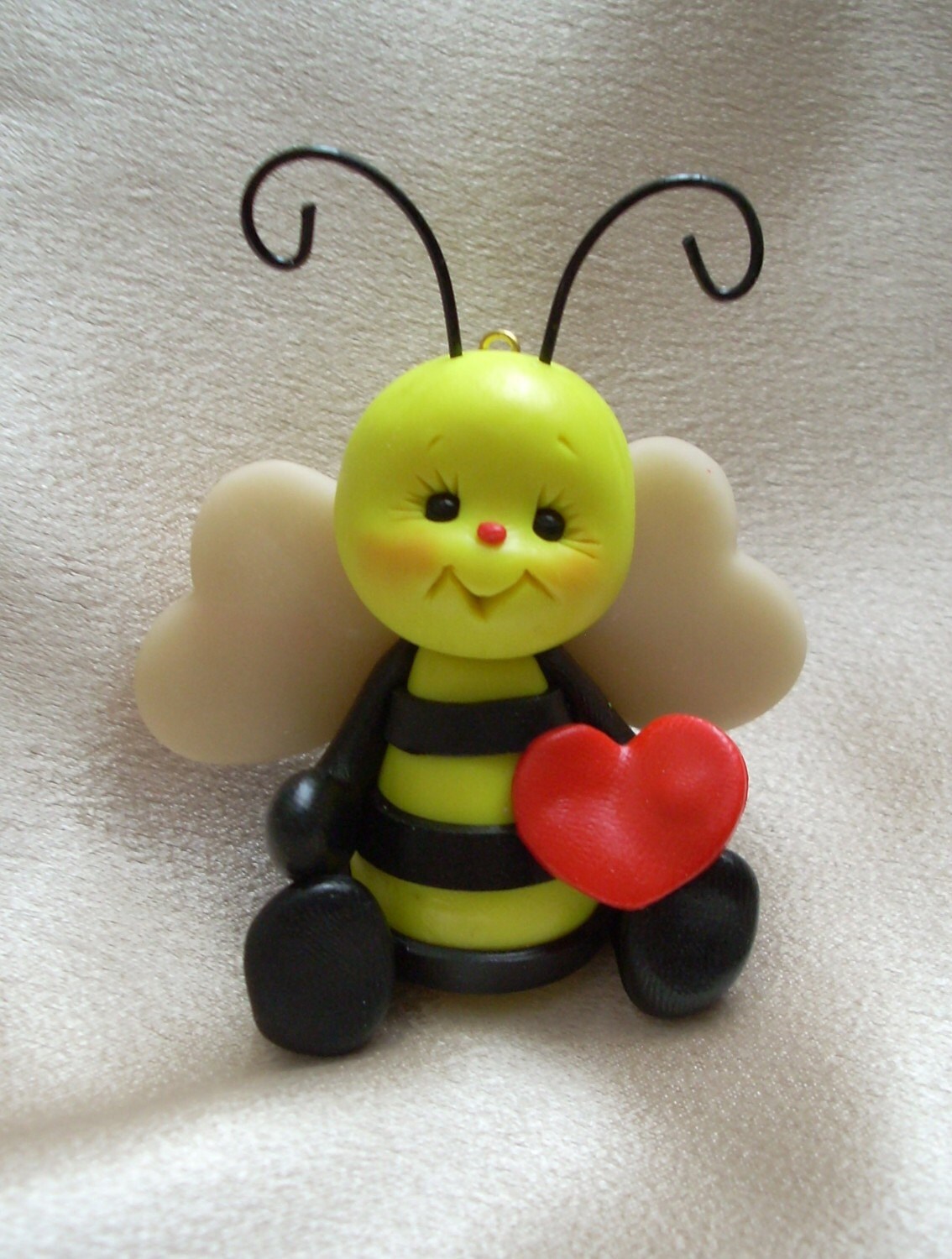 honey bee bumblebee bee polymer clay insect bug sculpture