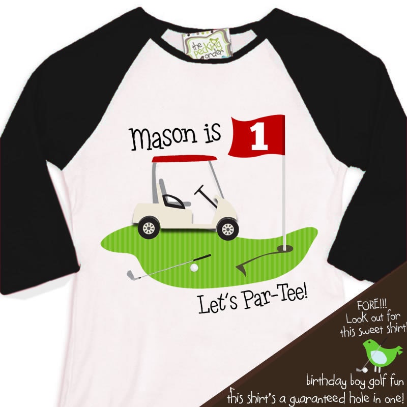 golf Birthday Boy shirt PAR-TEE golf sports themed by zoeysattic
