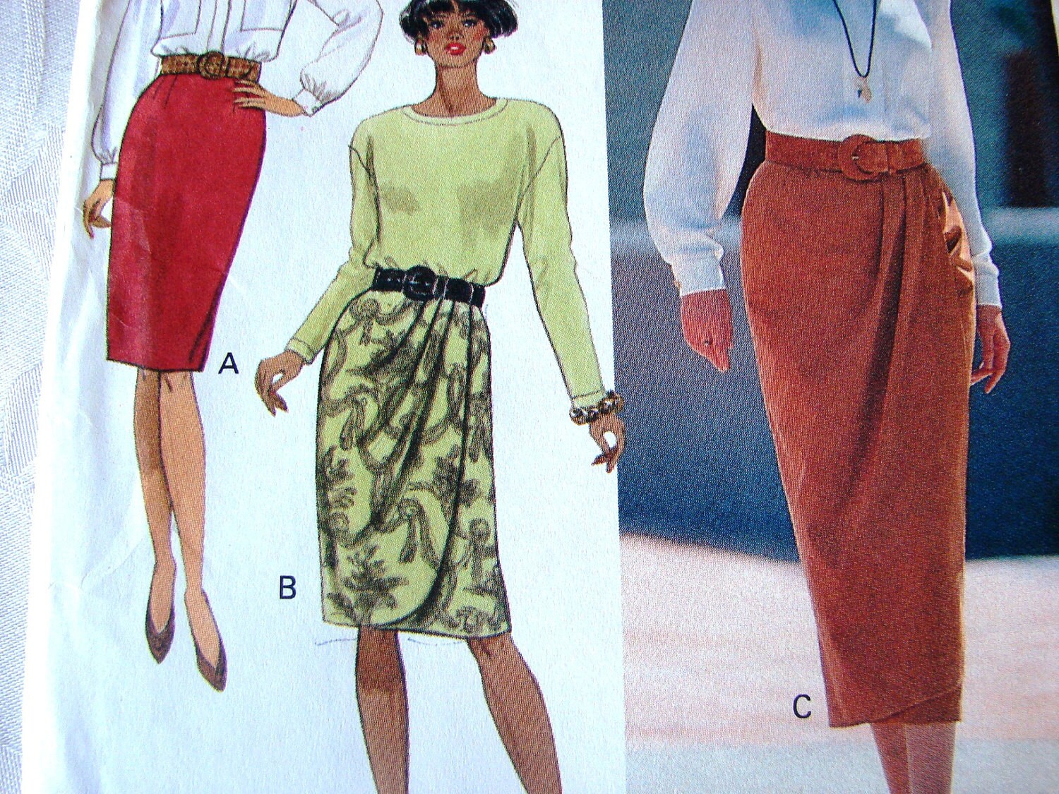 Butterick Wrap Skirt Pattern Misses size 12 by PatternsFromThePast