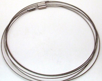 Popular items for cable neck wire on Etsy