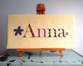 Items similar to nursery decor- baby name collage on Etsy