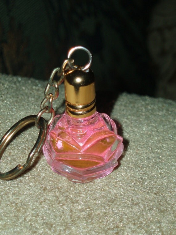 Vintage Perfume Bottle Keychain