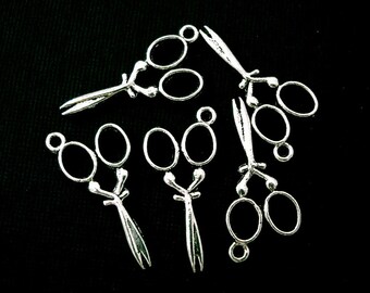 Items similar to Scissors Necklace - Sterling Silver Scissor pendant on ...