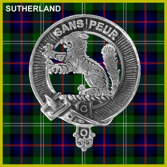 Sutherland Clan Crest Scottish Cap Badge CB02