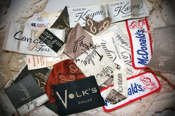 Vintage FUR COAT Labels