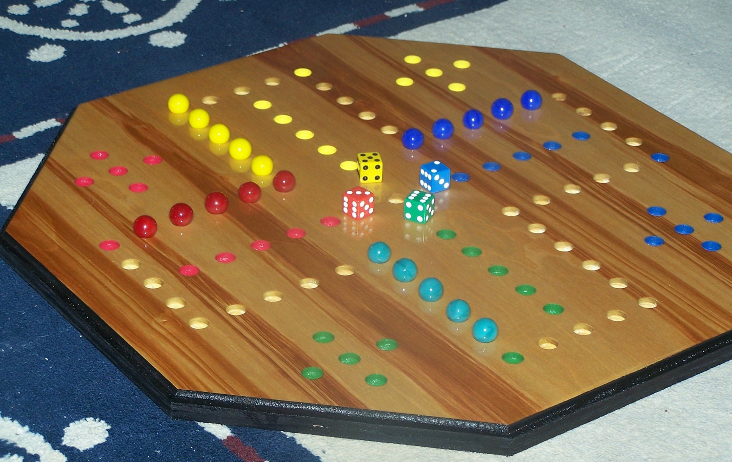 Aggravation Game 4 Player 5 Marbles In Play