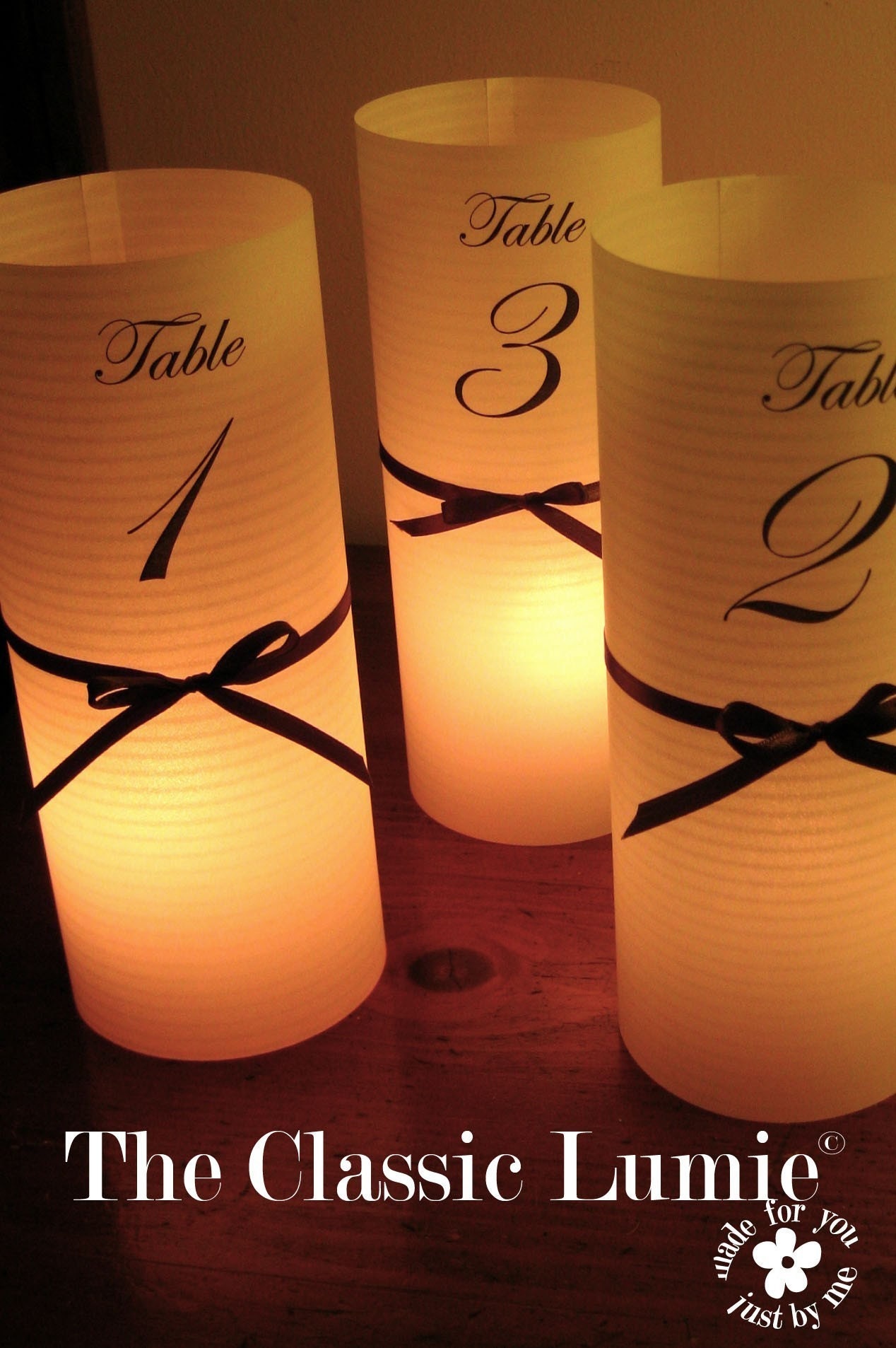 Candle Table Numbers
